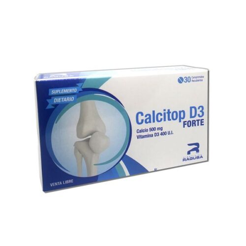 Calcitop D3 Forte – Caja x 30 comprimidos recubiertos – RAGUSA
